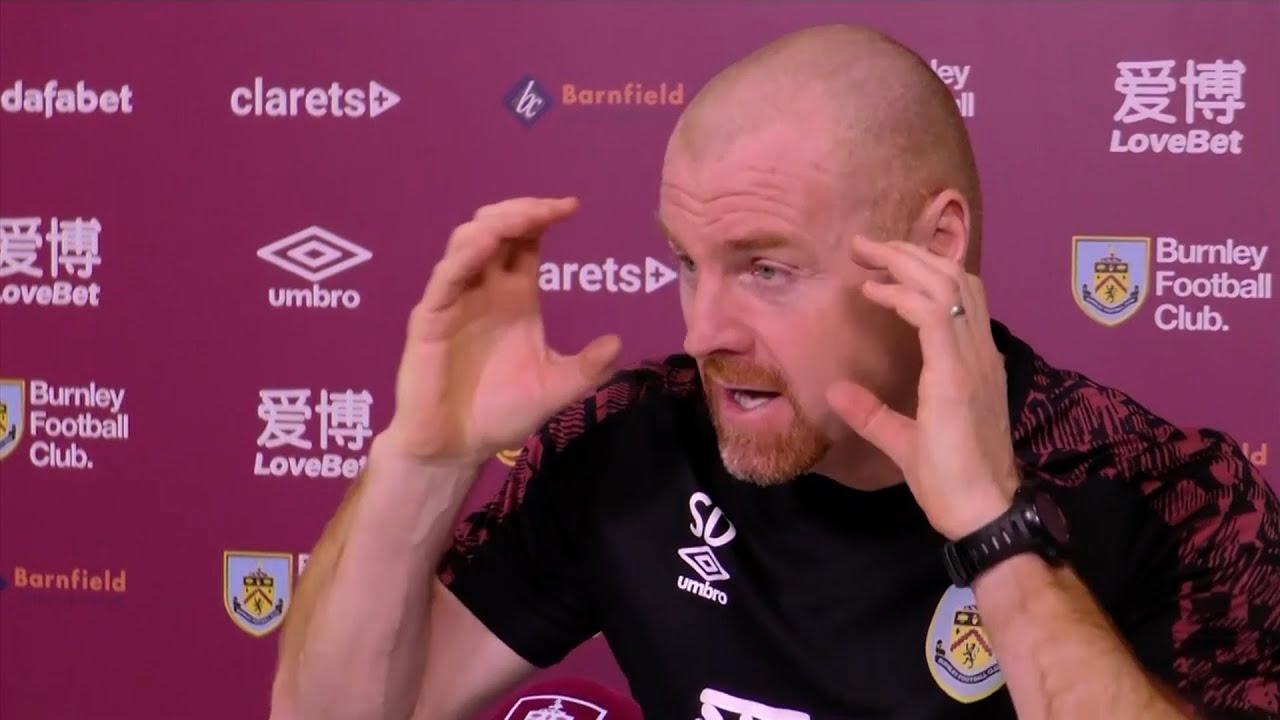 'I look like PAUL SCHOLES! Sean Dyche's FUNNIEST press conference! 😂 ...