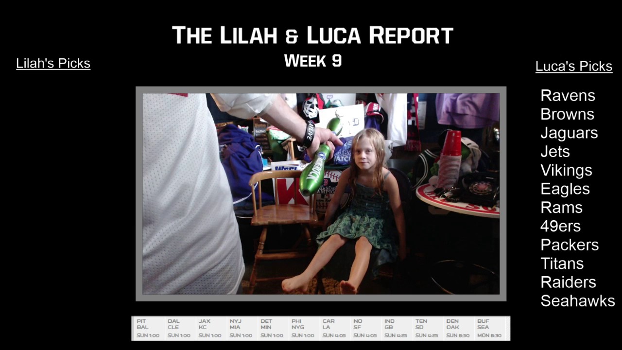 The Lilah & Luca Report: Week 9 - YouTube