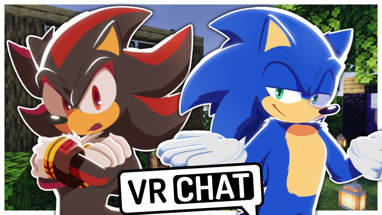 Movie Sonic And Movie Shadow Visit Minecraft In VRCHAT!! - YouTube