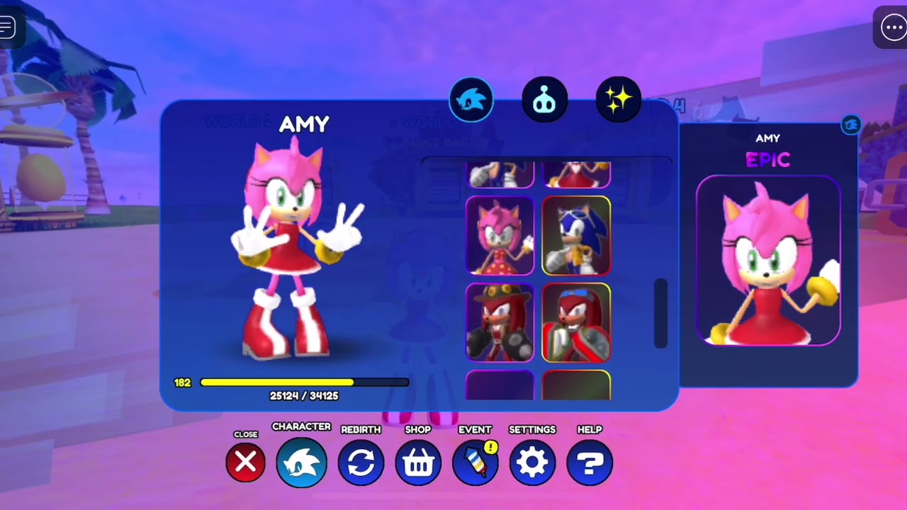 Sonic speed simulator Roblox Showcase of all the characters. - YouTube