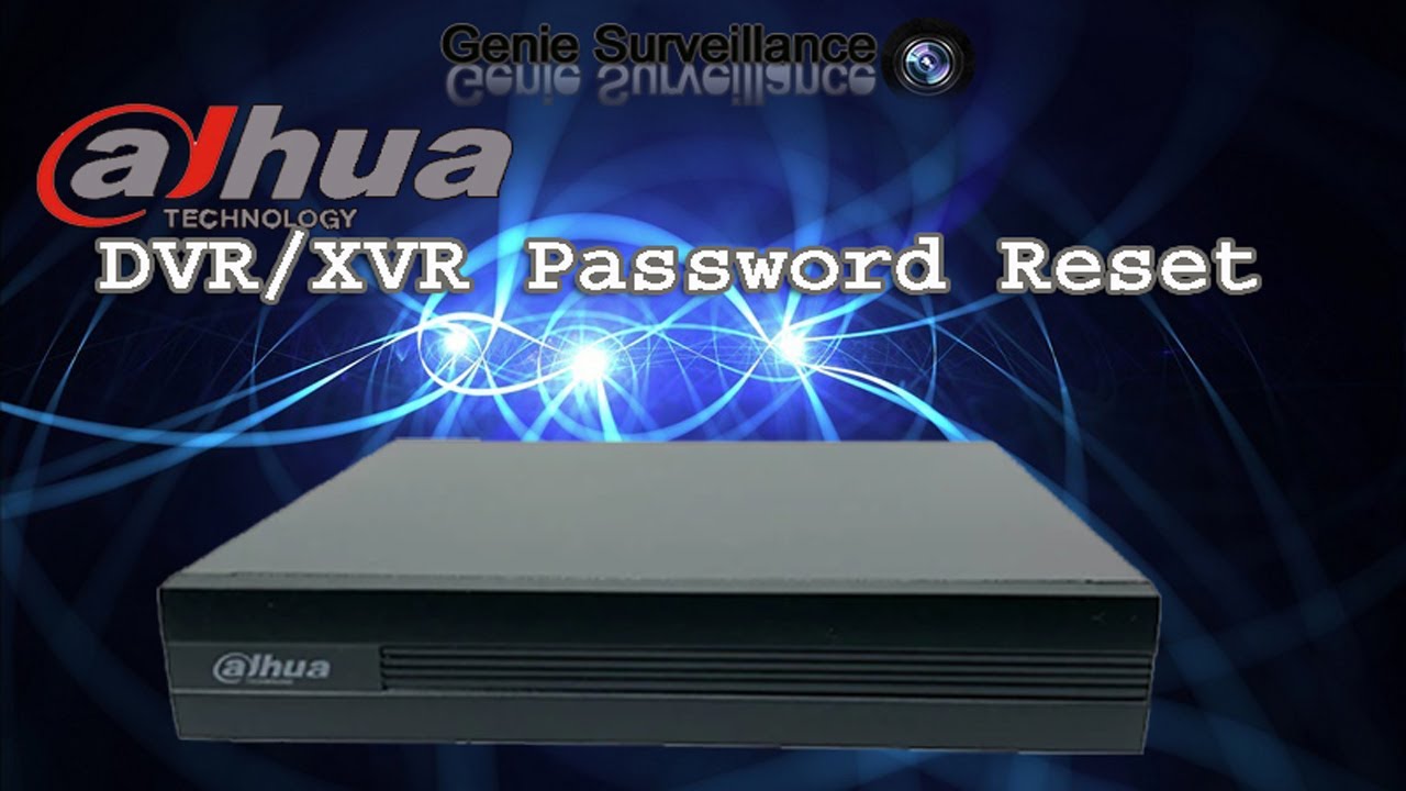 Mini DVR/XVR Admin Password Reset No Reset Button - YouTube