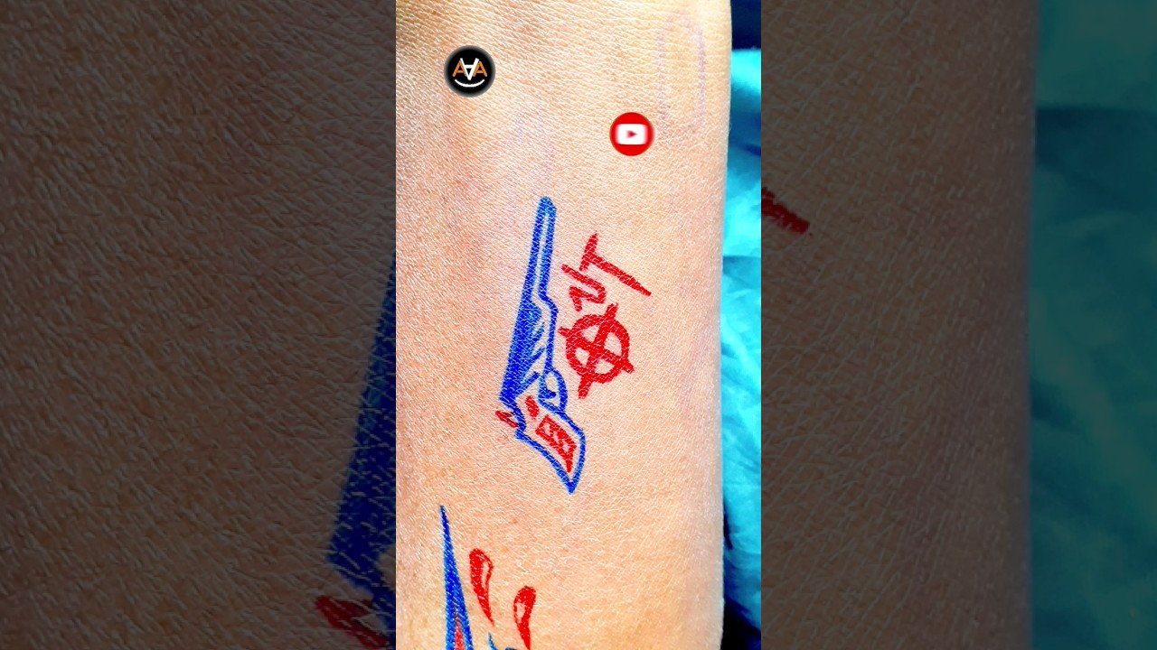 Gun Tattoo on Target | SUBSCRIBE for more videos #tattoo #arts # ...