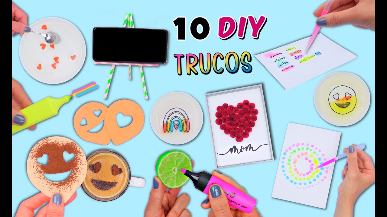 10 IDEAS Y TRUCOS FÁCILES PARA HACER EN CASA - Cosas Divertidas Que ...