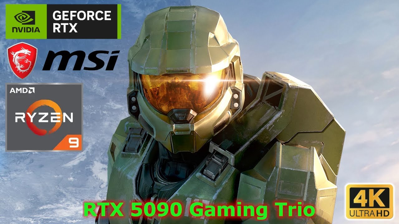 RTX 5090 Halo Infinite 4K 60FPS Gameplay - YouTube