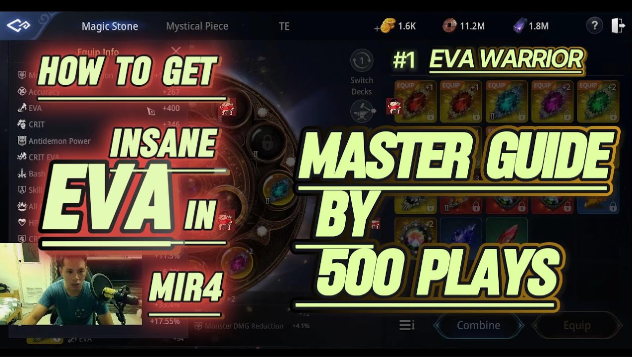 MIR4 GLOBAL | 500 PLAYS TIPS HOW TO GET INSANE EVA IN MIR4 WARRIOR ...
