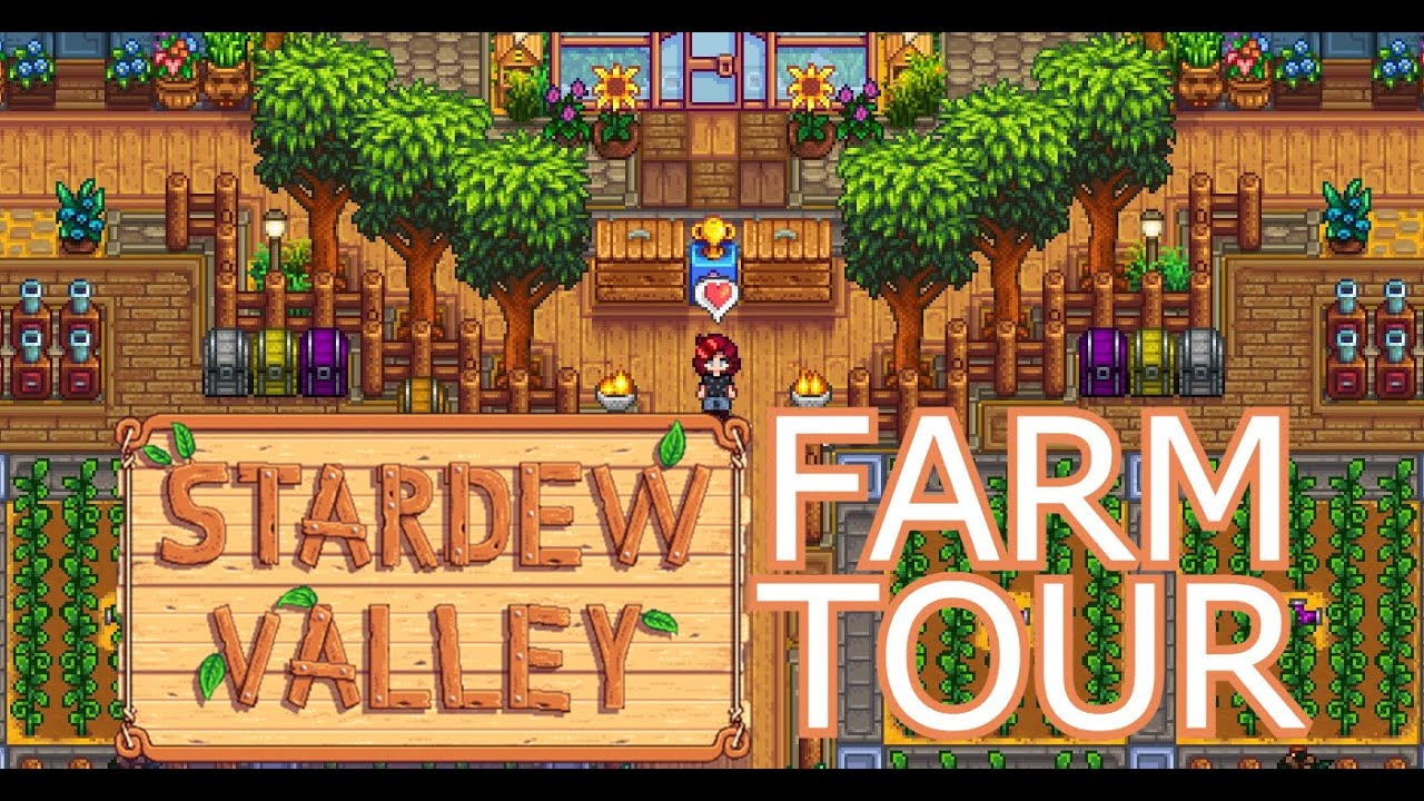 Stardew Valley Farm Tour (My first 100% Perfection, Standard Farm, Year ...