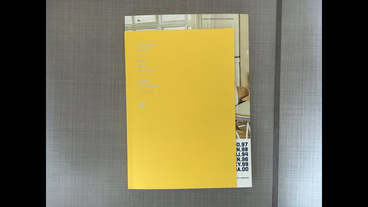 Kpop Unboxing #49 Astro Spring Up Album - YouTube