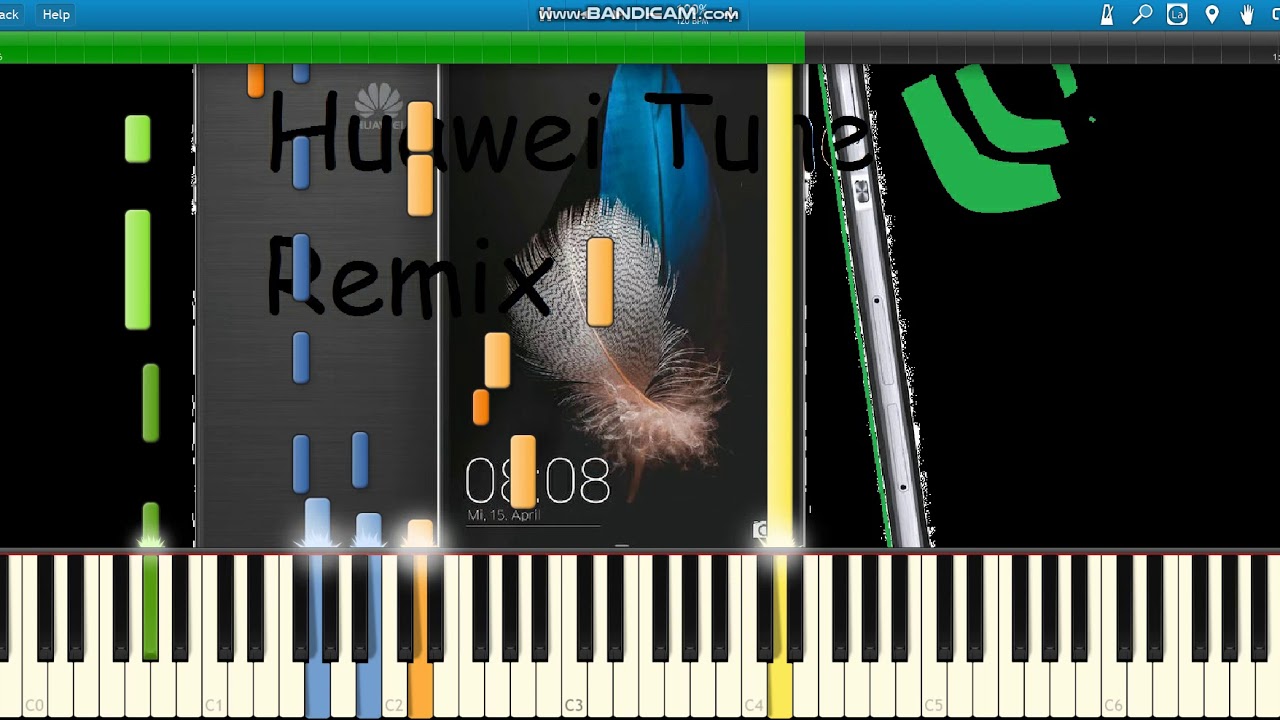 Huawei Tune remix in Synthesia! - YouTube