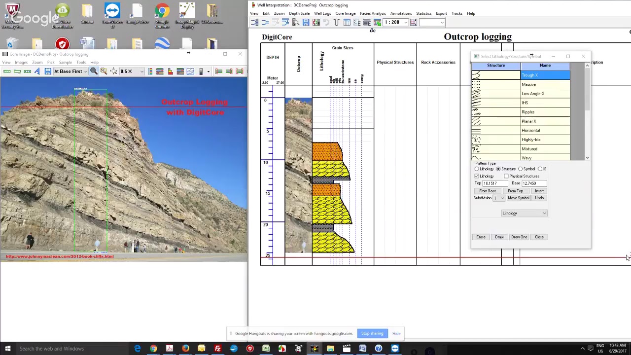Outcrop logging digitally - YouTube