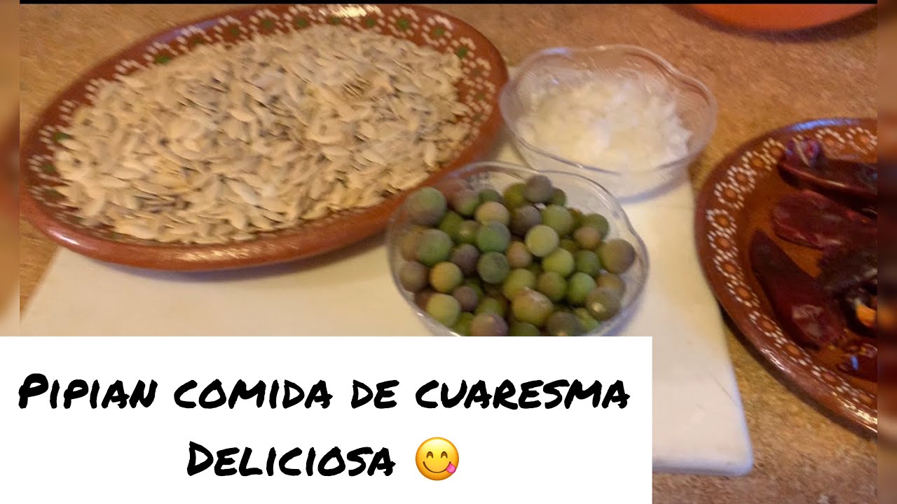 Pipian comida de cuaresma delicioso 😋 - YouTube