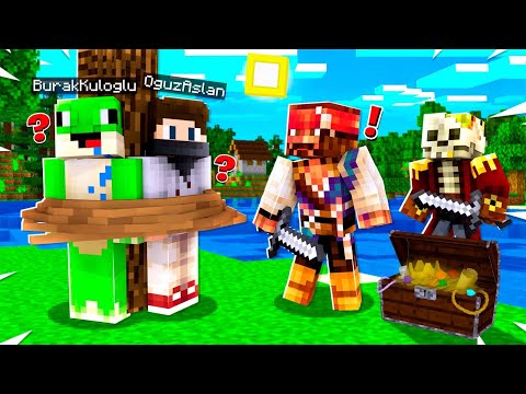 EVE KORSANLAR GELDİ  - Minecraft AslanCraft Bölüm 12