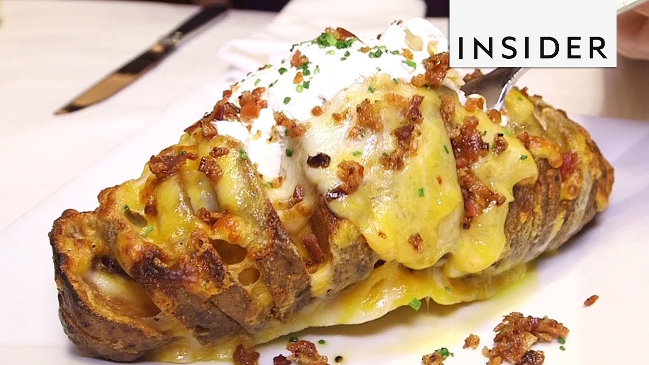 Cheesy Baked Potato Boat - YouTube
