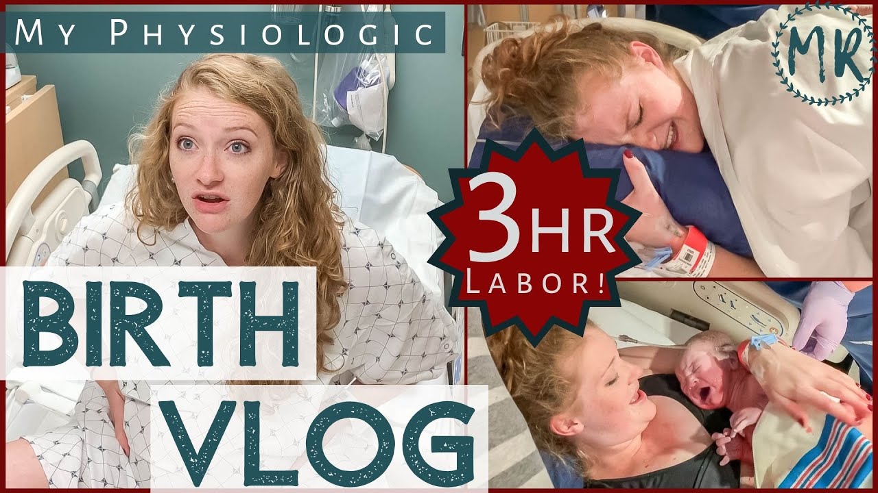 My Physiologic Birth Vlog!! 3 hr Labor! - YouTube