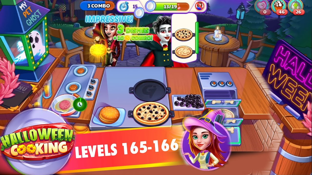 Google Play Pass: Halloween Cooking Game - Gameplay Levels 165-166 ...