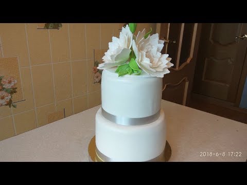 TO'Y TORTI BEZASH / Двухъярусный торт / A wedding cake - YouTube