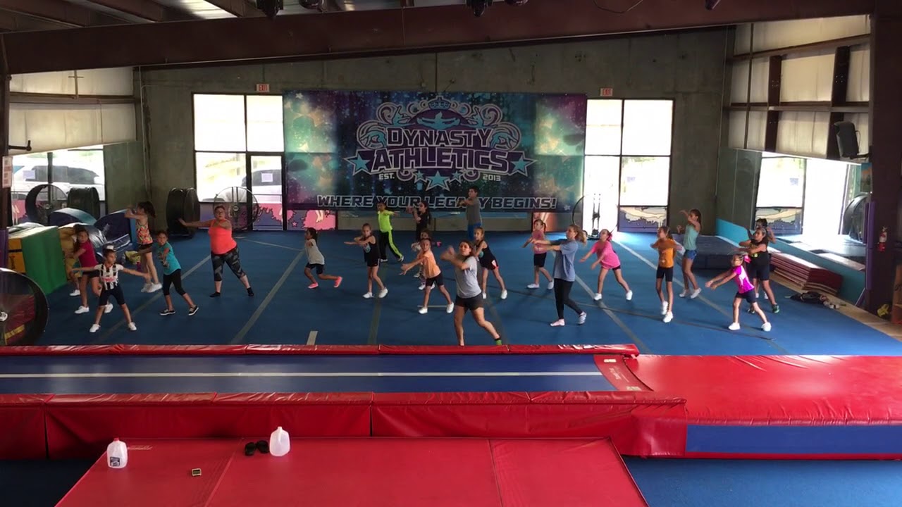 AV JAG CHEER CAMP DANCE TAKE 1 - YouTube