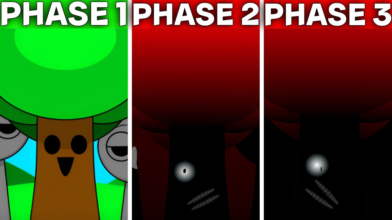 Incredibox Sprunki Phase 1 vs Sprunki Phase 2 vs Sprunki Phase 3! All ...