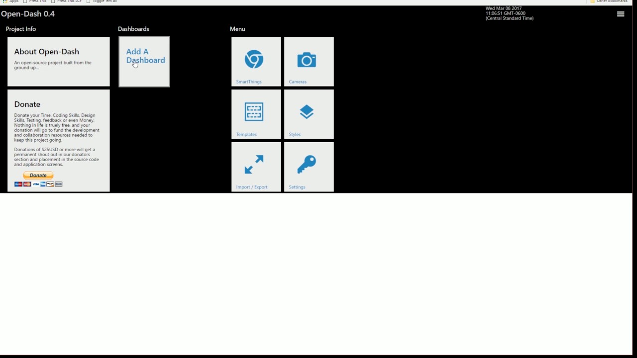 Open Dash March 8 Alpha Update - YouTube