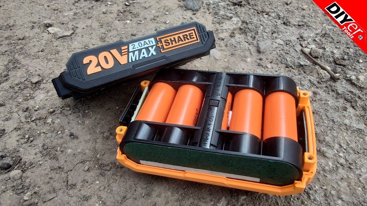 INGCO FBLI2001 INSIDE Lithium Battery Pack 2Ah 20V @diyertools - YouTube