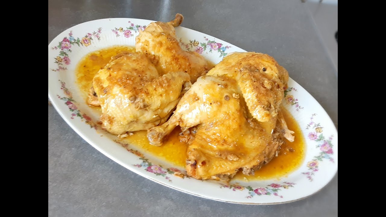 Comida Cubana Pollo Asado en Olla de Presión - YouTube