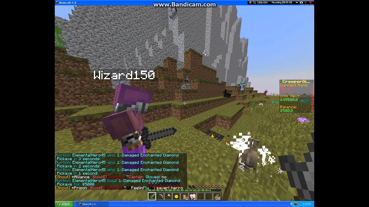 Prisons On The LichCraft Server - YouTube