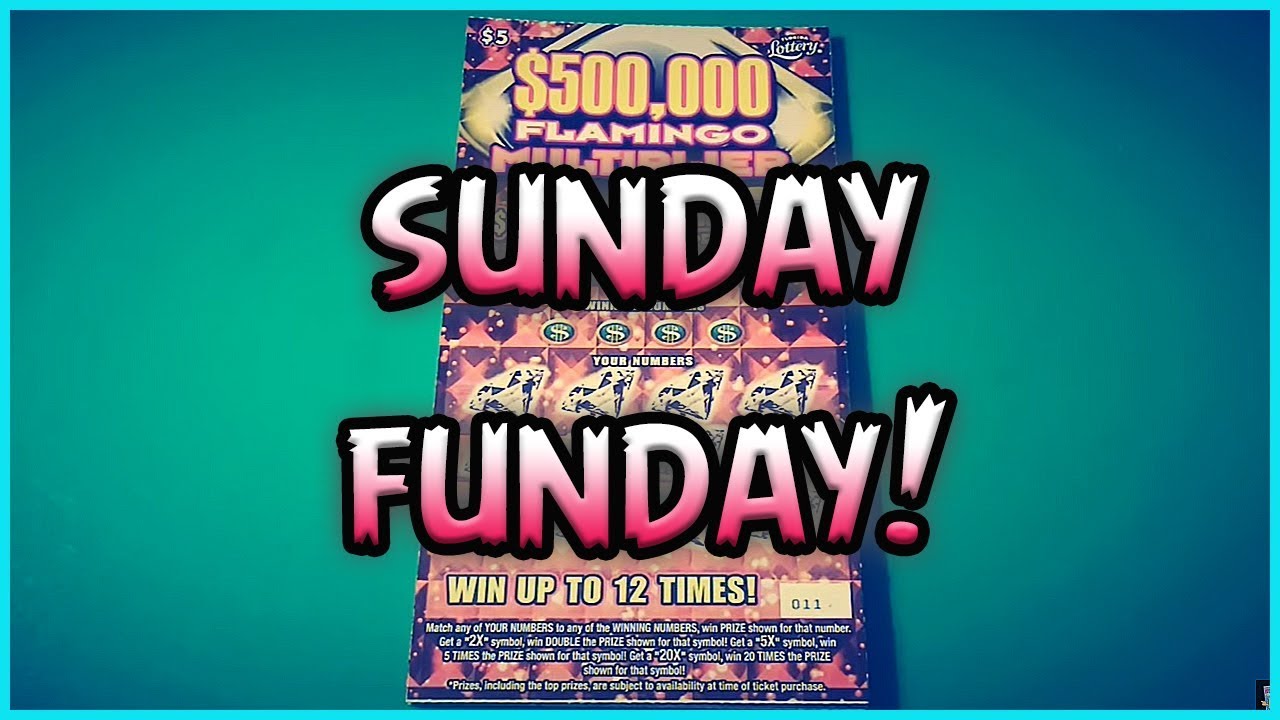 SUNDAY FUNDAY!! (6) $5 Flamingo Multiplier - Florida Lottery Scratchers ...