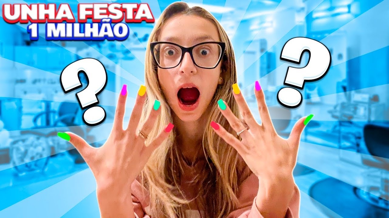 FIZEMOS NOSSA UNHA DA FESTA DE 1 MILHÃO COM MUNDO DA VIVI - ARRUME-SE ...