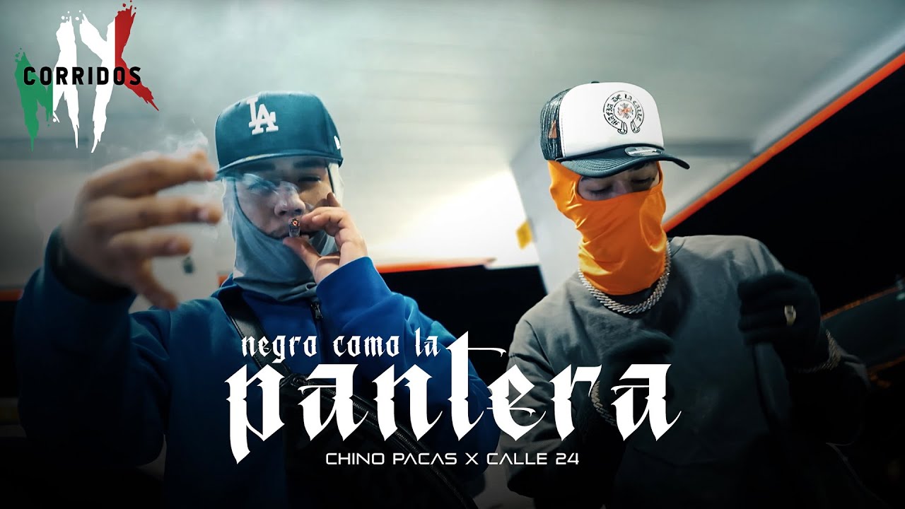 Chino Pacas x Calle 24 - Negro Como La Pantera [ Letra / Lyric ] - YouTube