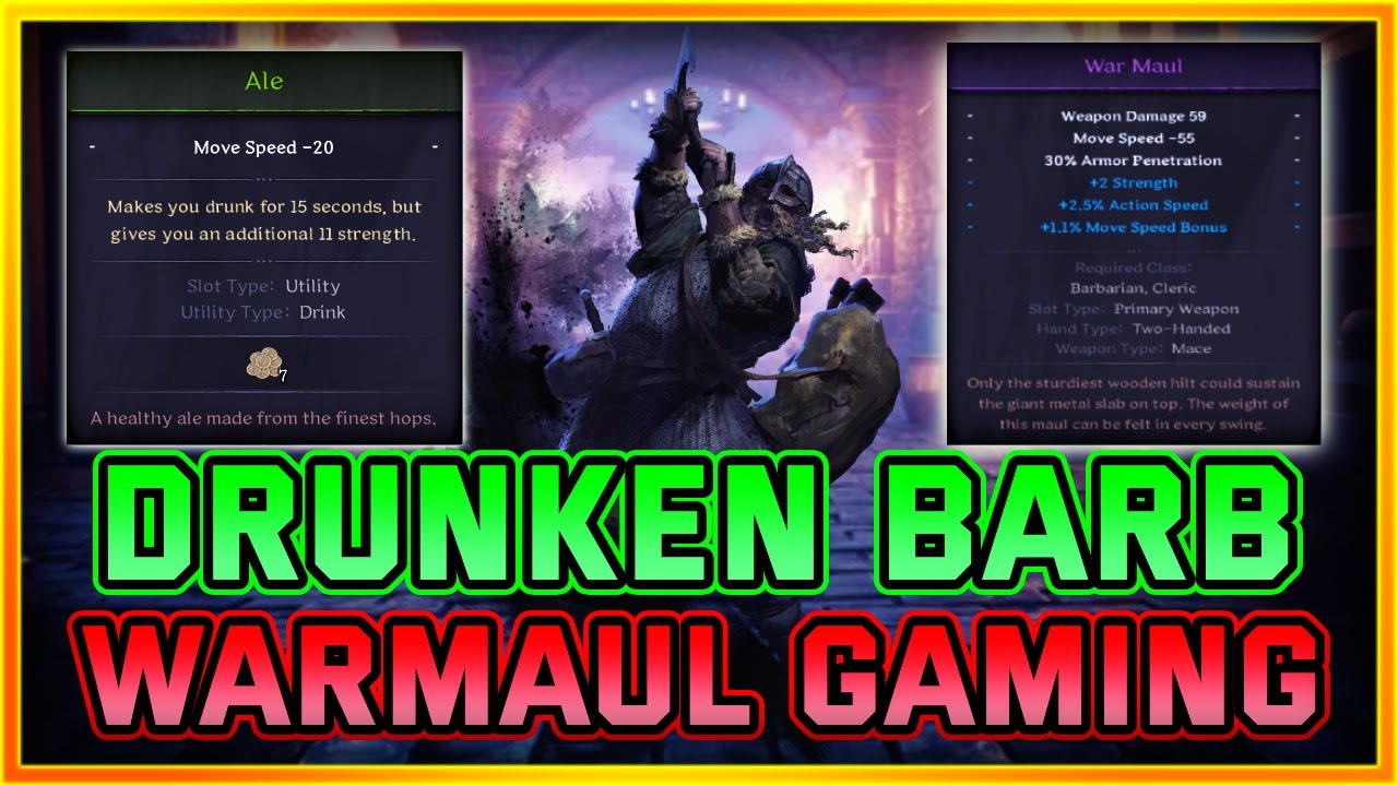 Warmaul Gaming l Solo Barb l Dark and Darker - YouTube