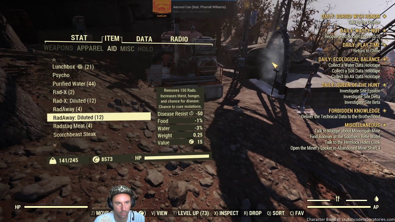 Fallout 76 Season 2 Grinding - YouTube