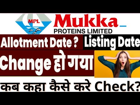mukka proteins limited ipo allotment | mukka proteins limited ipo ...