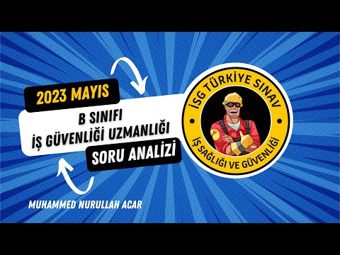 2023 Mayıs B sınıfı İSG Sınavı Çıkmış Soru Analizi (M.Nurullah Acar)
