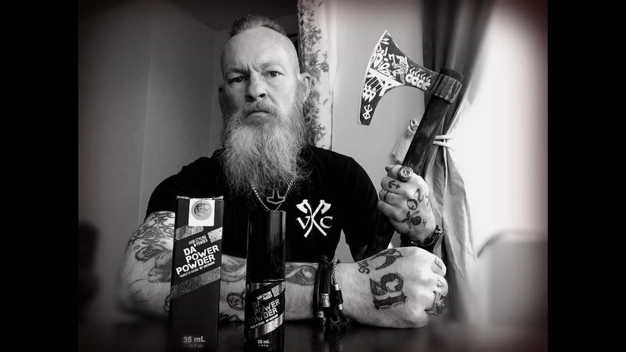 Da Dude hair, Da Power Powder review. - YouTube