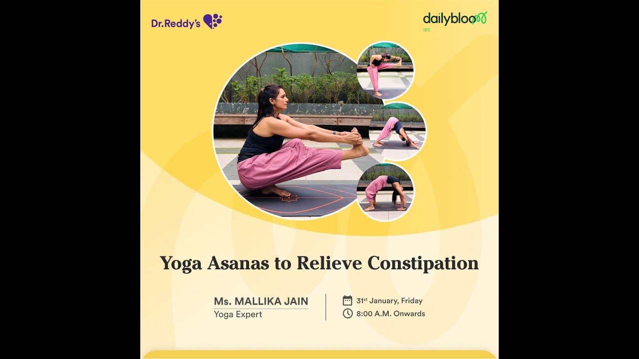 Yoga Asanas to Relieve Constipation - YouTube