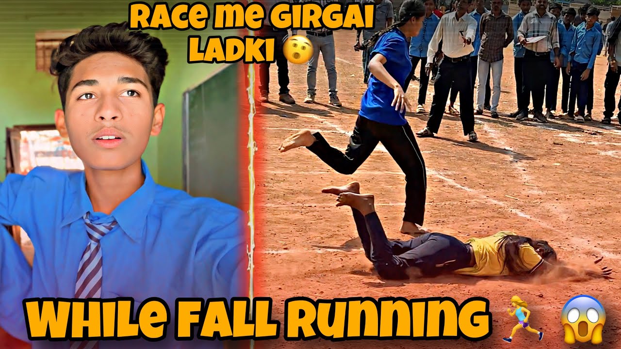 RUNNING ME GIRGAI || bechari Ladki’s || 😰😰 @MARKANDEOFFICIAL - YouTube
