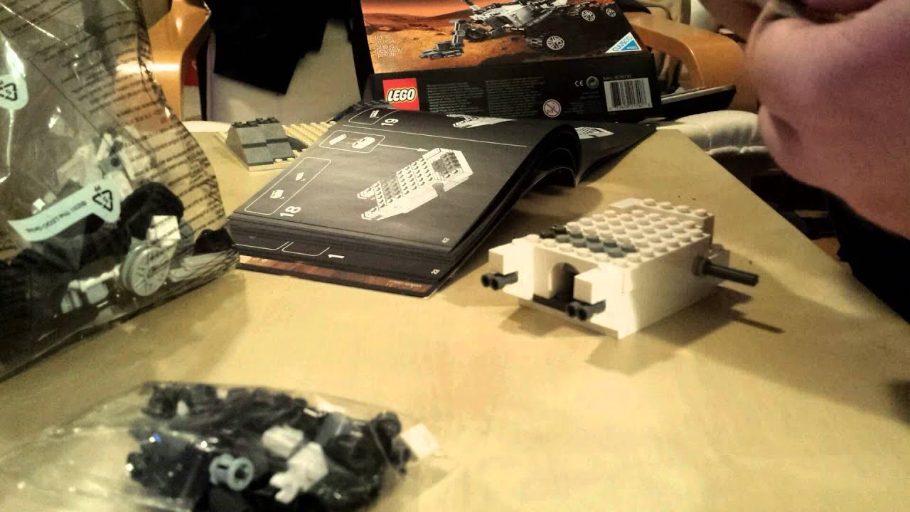 LEGO NASA Curiosity Rover 21104 TimeLapse - YouTube