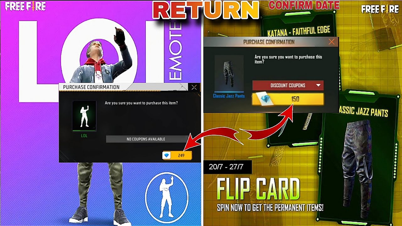 Lol Emote Return Kab Aaega Confirm Date, 🤯🥳 | Classic Jazz Pant Return ...