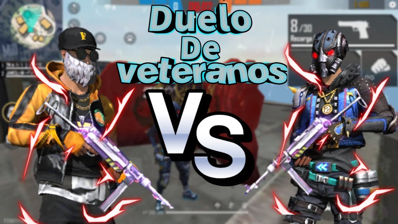 Veterano vs Veterano|PVP amistoso 💥 free fire - YouTube