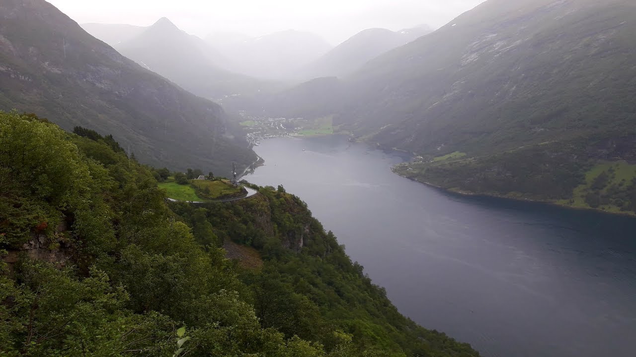 Norway. Eagle Road (Ørnevegen). Fv63 from Geiranger to Eidsdal - YouTube