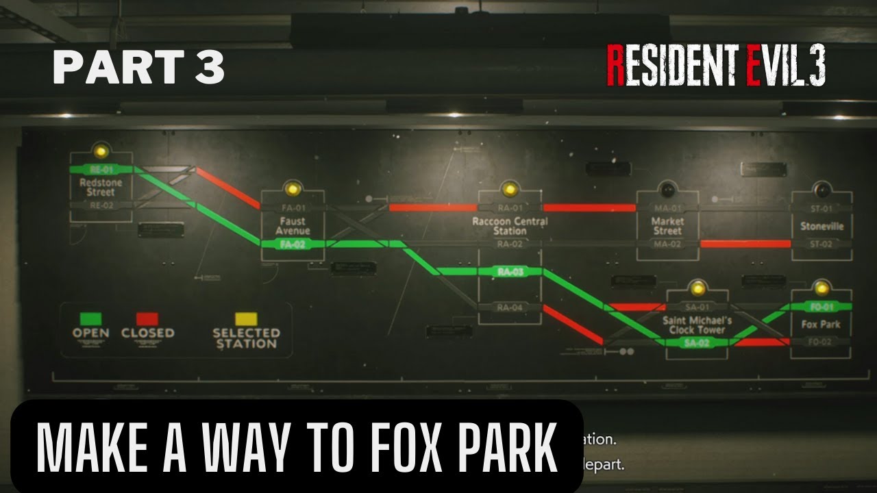 How to fix Traffic Control System for the Train! | Resident Evil 3 ...