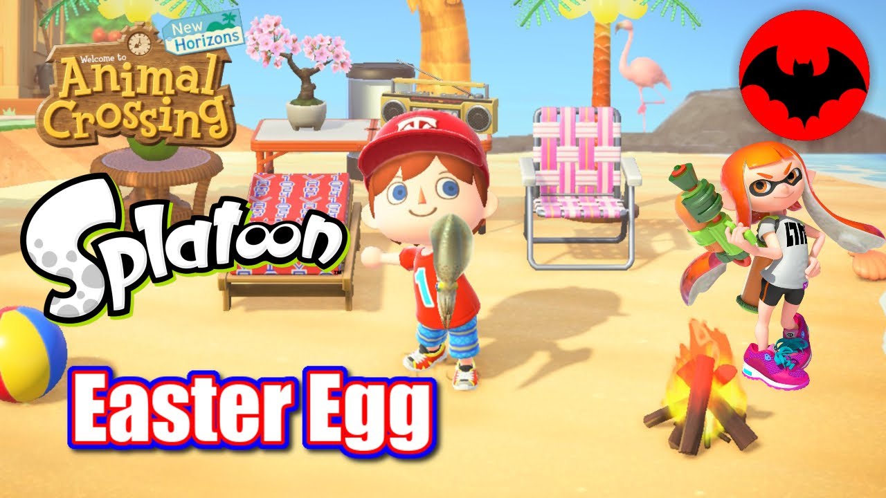 Animal Crossing: New Horizons | Splatoon Easter Egg - YouTube