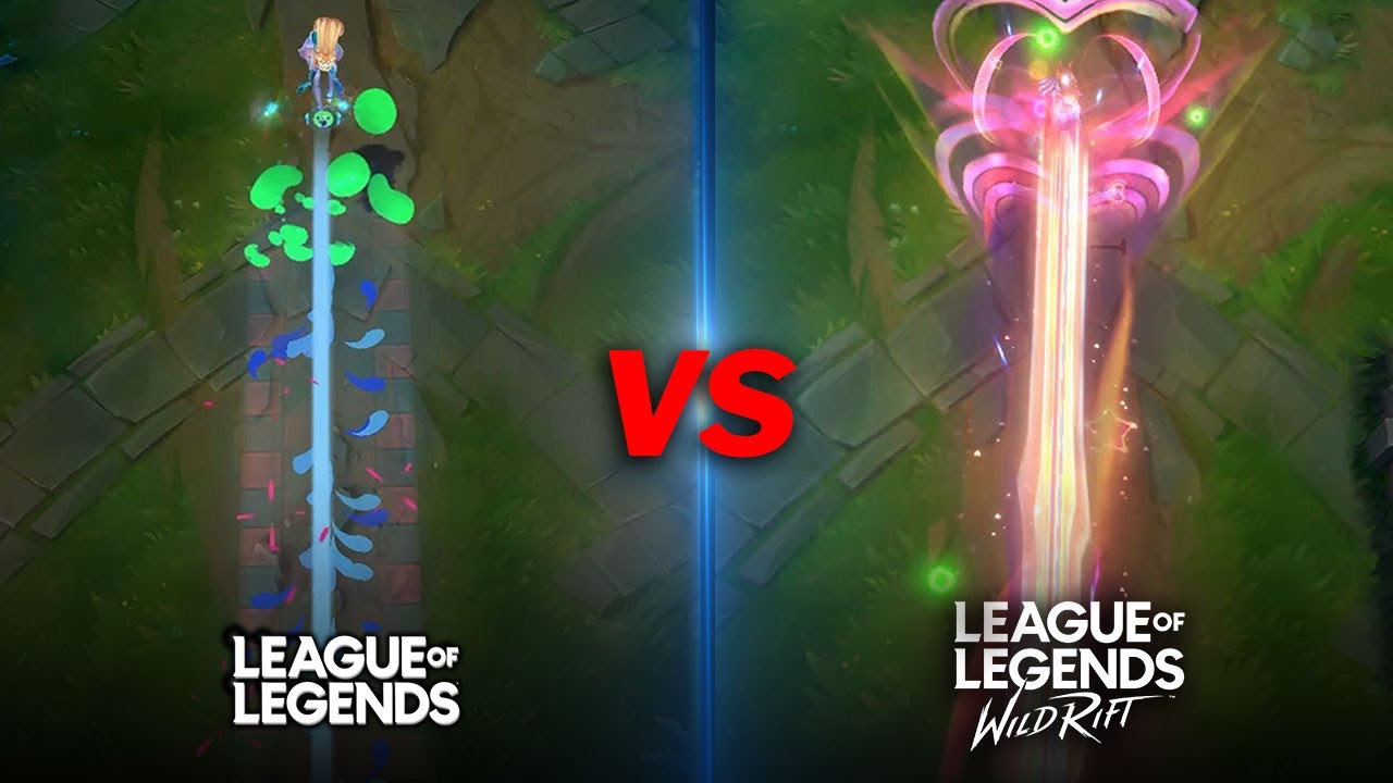 Lovestruck Lux VS Space Groove Lux : Skin Comparison | Wildrift, LOL PC ...