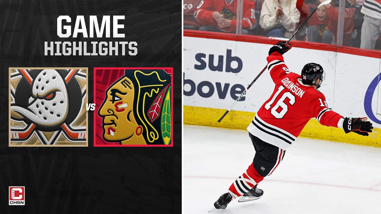 Anaheim Ducks vs. Chicago Blackhawks - Full Game Highlights | CHSN ...