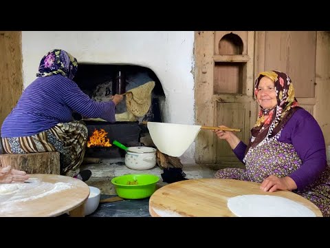 Köy Hayatı Sacda Köy Ekmeği ve Köy İşleri - Belgesel