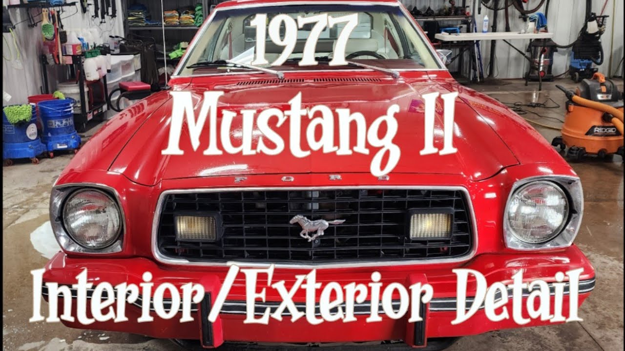 77 Mustang II Detail - YouTube