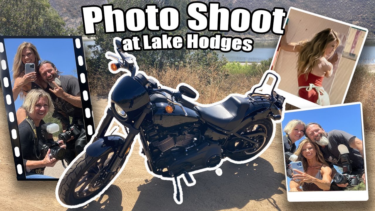 2022 Harley Davidson Lowrider S 117 Photo Shoot at Lake Hodges with ...