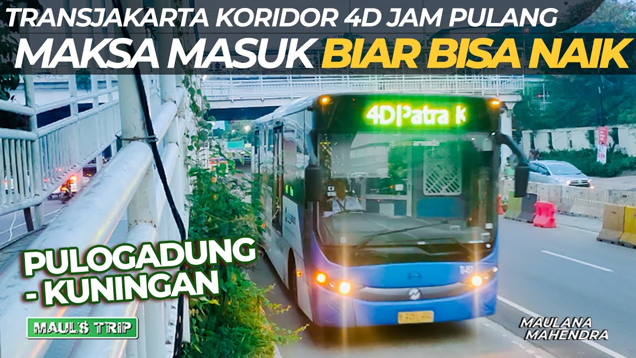 Perjuangan Naik TransJakarta Koridor 4D, Endingya Malah Ada 2 Bus😖 ...