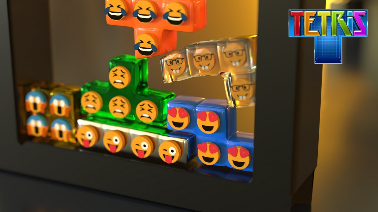 Jelly Tetris 3 - EMOJI's - Soft Body Dynamics - DON'T WORRY, BE HAPPY ...