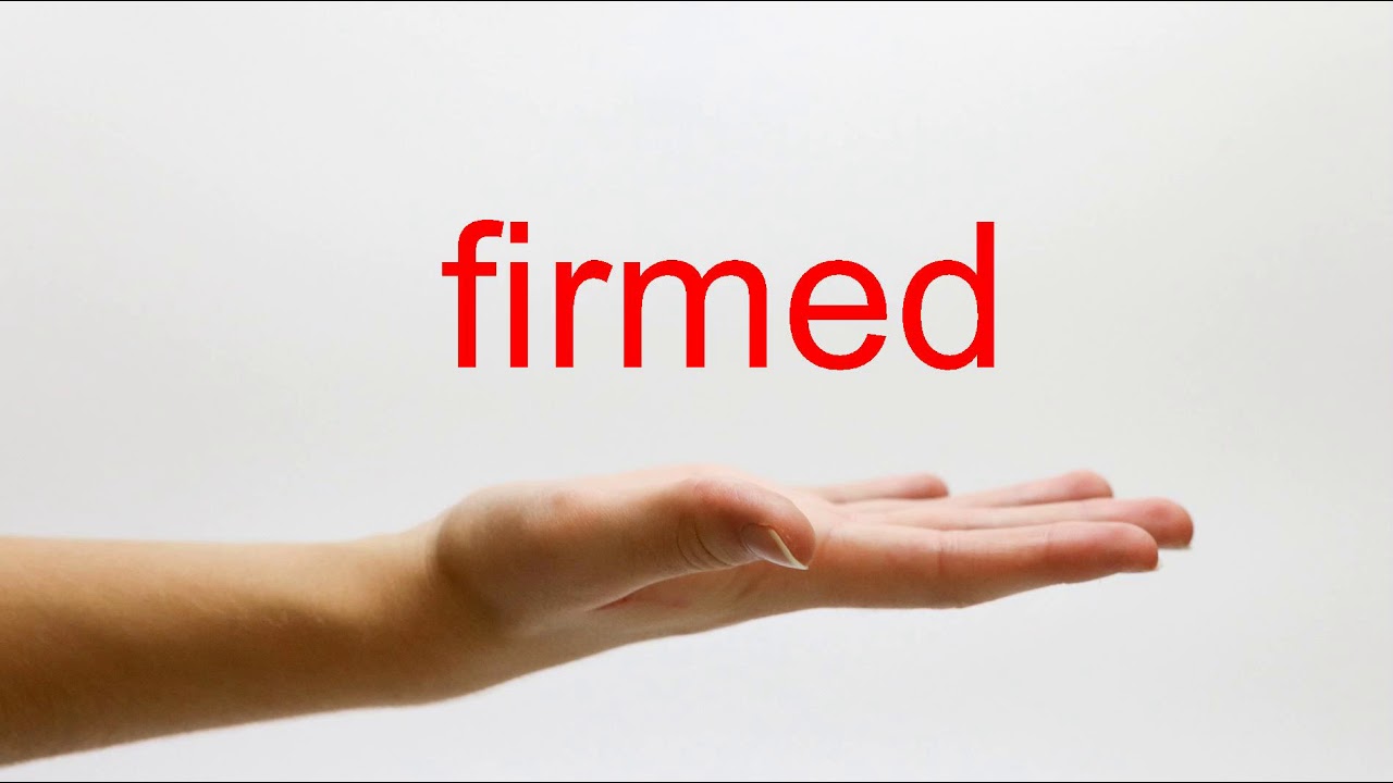 How to Pronounce firmed - American English - YouTube