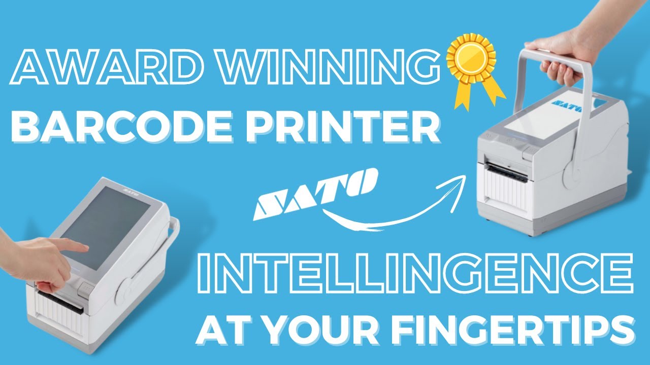 SATO FX3-LX Έξυπνος φορητός Barcode εκτυπωτής με οθόνη αφής - YouTube